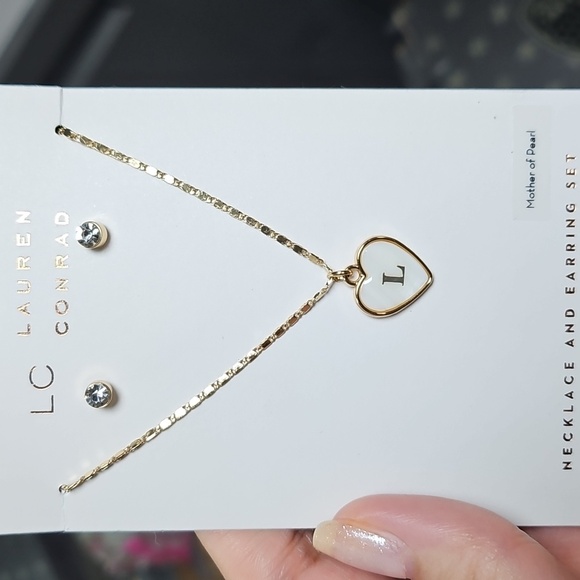 LC Lauren Conrad | Jewelry | Lc Lauren Conrad Necklace And Earring Set ...